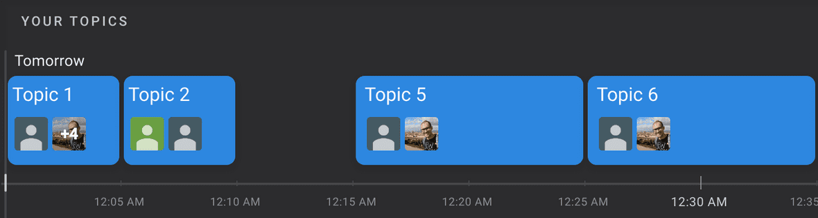 Topic UI improvements | Remeet — Incredibly fast and efficient meetings